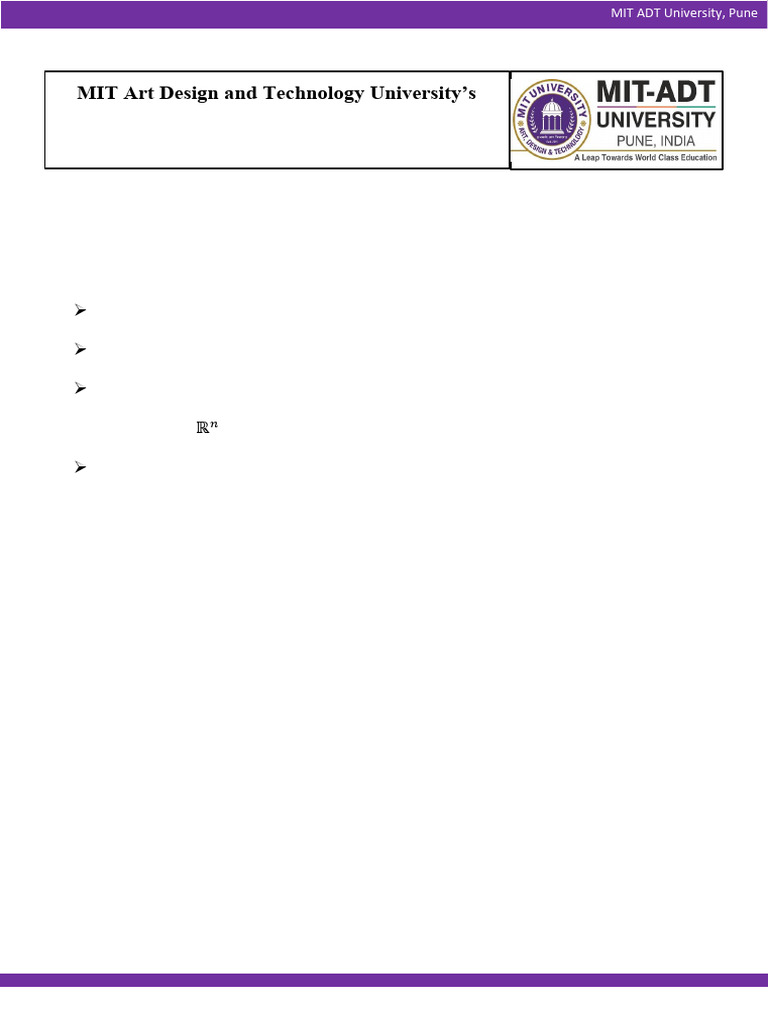 MFC - II-2024-25-Sem-II-Tutorials 4 | PDF | Linear Subspace | Vector Space