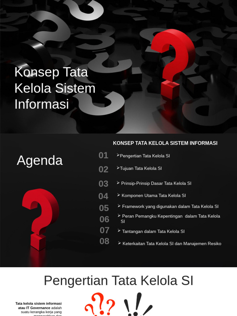 Tata Kelola Sistem Informasi: Panduan Lengkap | PDF