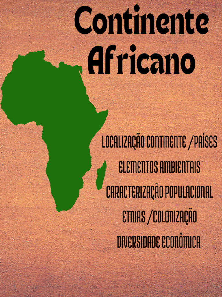 Continente Africano - 20231118 - 150530 - 0000 | PDF | África | Savana