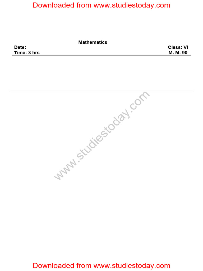Mathematics Question Paper Set A | PDF | Triangle | Tetrahedron