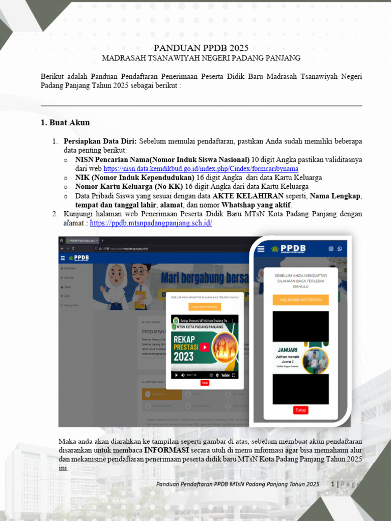 Panduan - PPDB - 2025 Oke | PDF