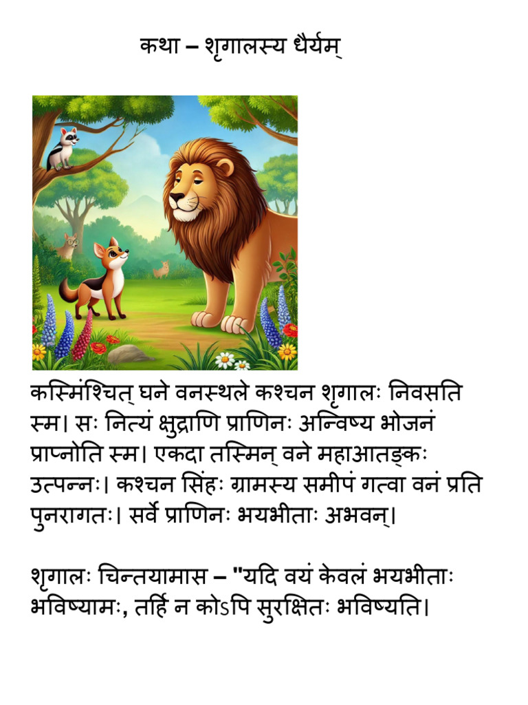 Stories Sanskrit | PDF