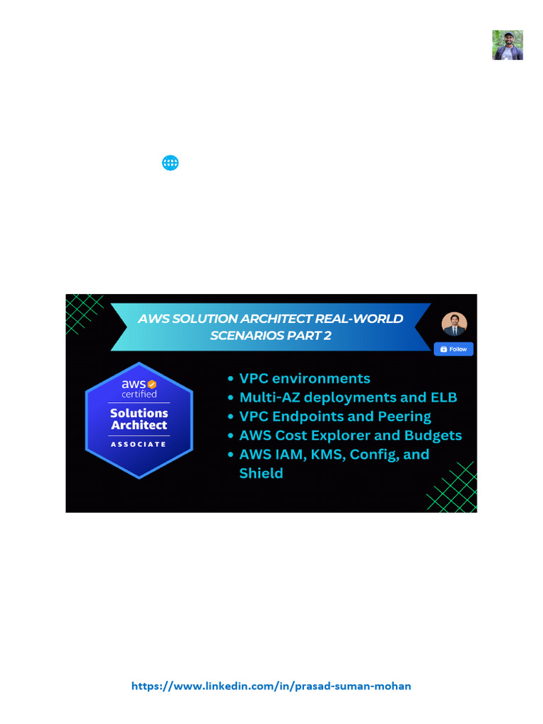 Part - 2 Mastering AWS Real-World Scenarios Practical Q&A | PDF | Cloud Computing | Amazon Web ...