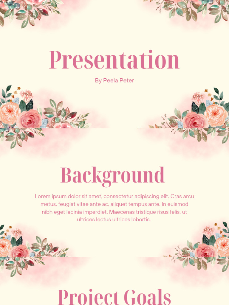 Presentation by Peela Peter | PDF
