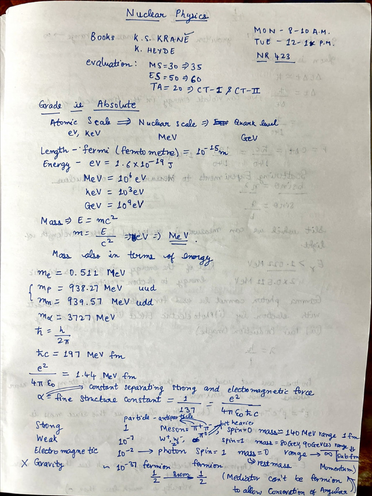 Nuclear Physics Complete | PDF
