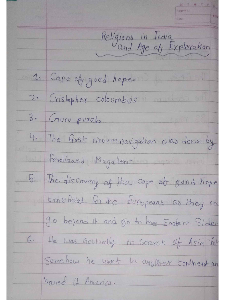 Religions of India and Age of Exploration Revision | PDF