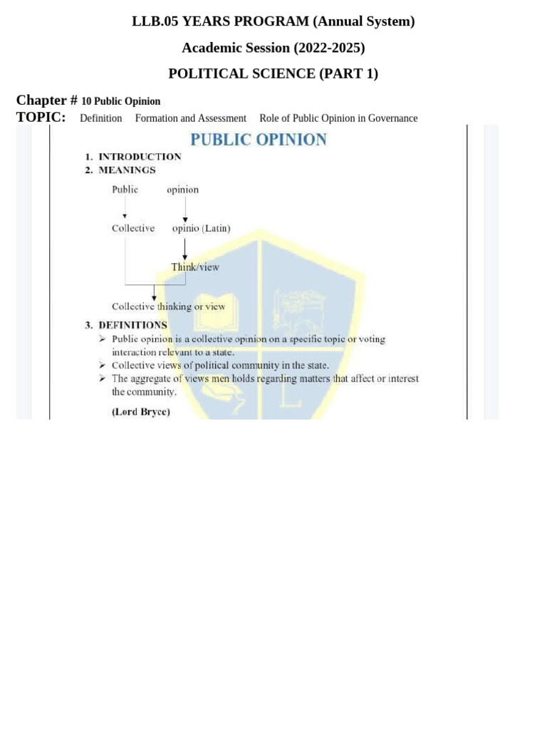 Public Opinion | PDF