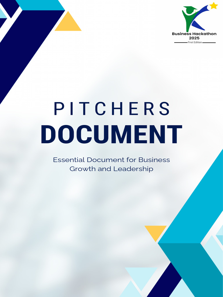 Pitchers Document - Merged | PDF | Target Audience | Marketing