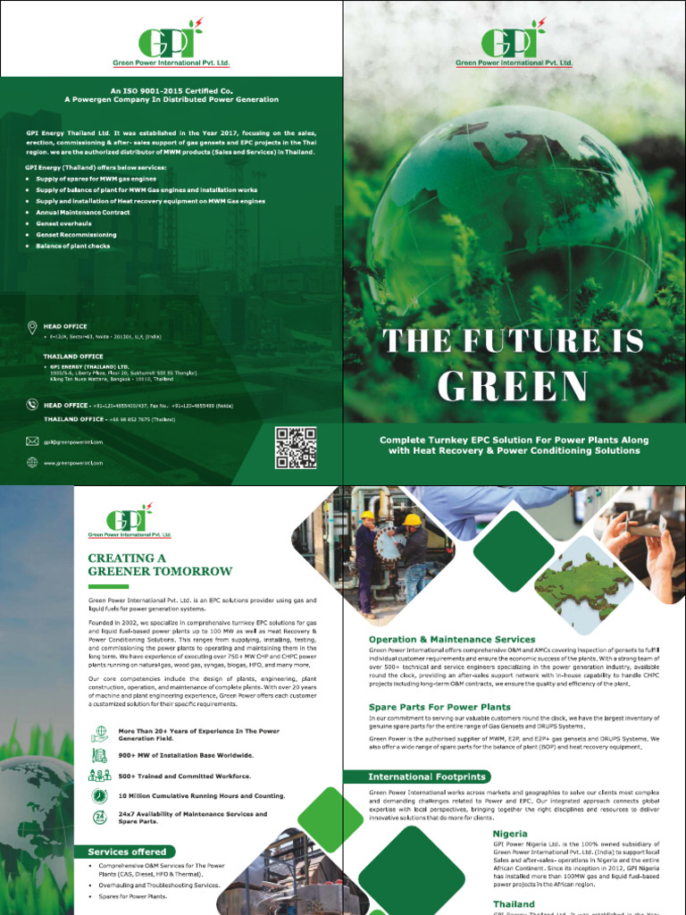 GPI_BROCHURE_The_Future_is_GREEN | PDF