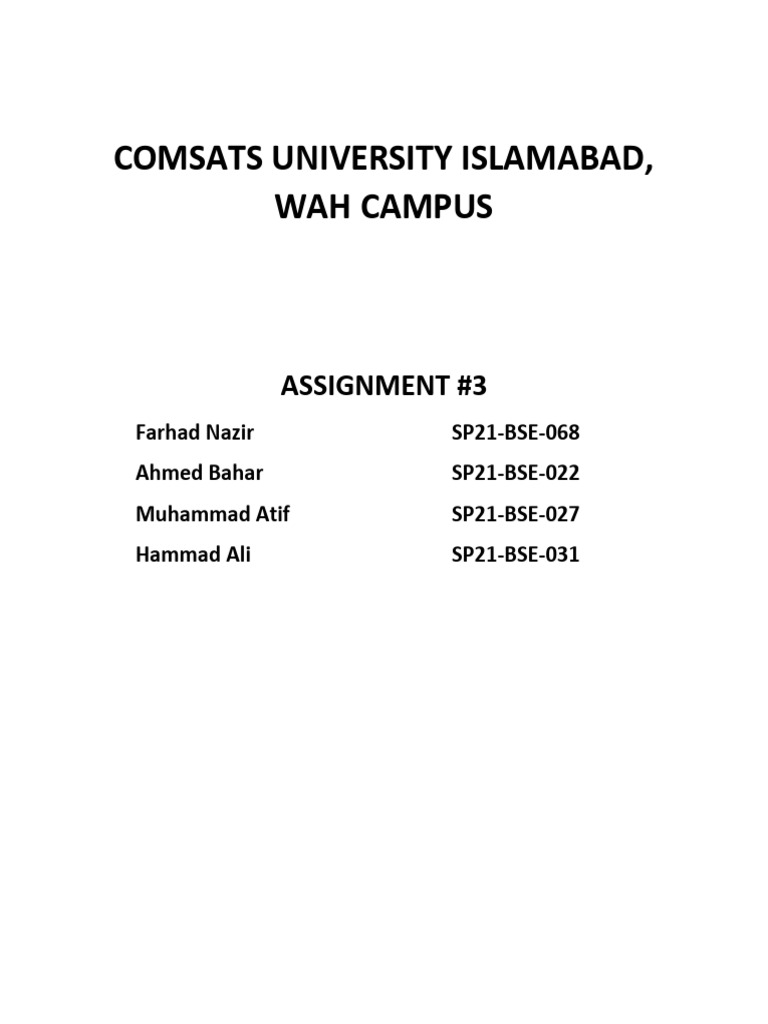 Assignment 3 FM | PDF