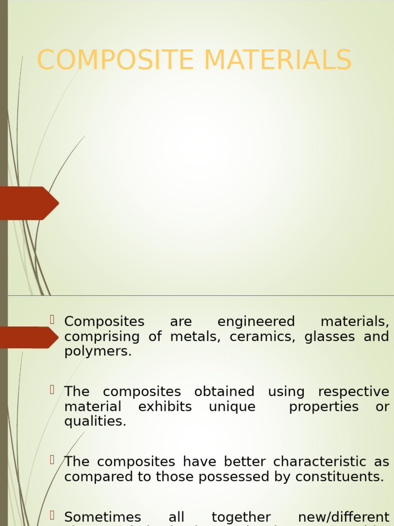 Module 02 Engineering Materials | PDF | Composite Material | Nanowire