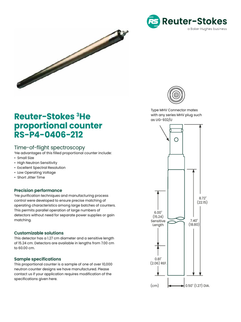 0544 He3 Detector Time of Flight Spectoscopy p2 | PDF | Sensor ...