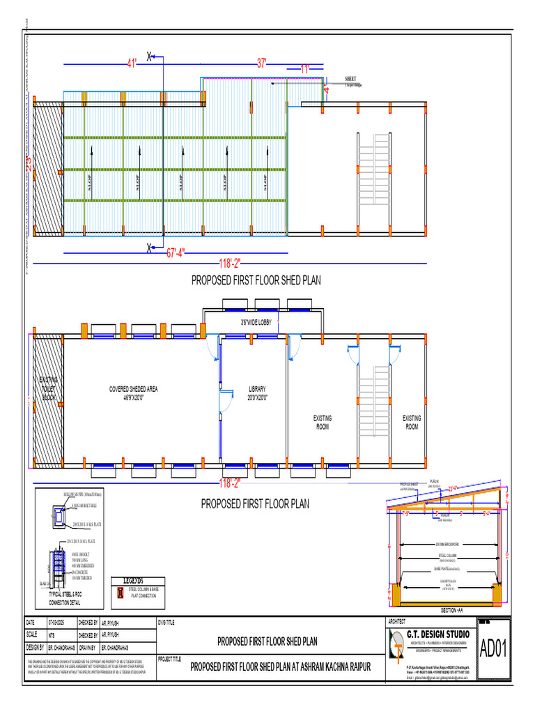 Proposed First Floor Shed Plan | PDF | Architectural Elements | Building