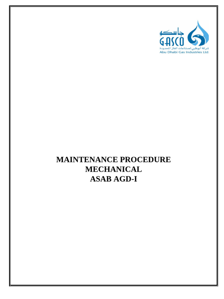 B-Maintenance Procedure | PDF