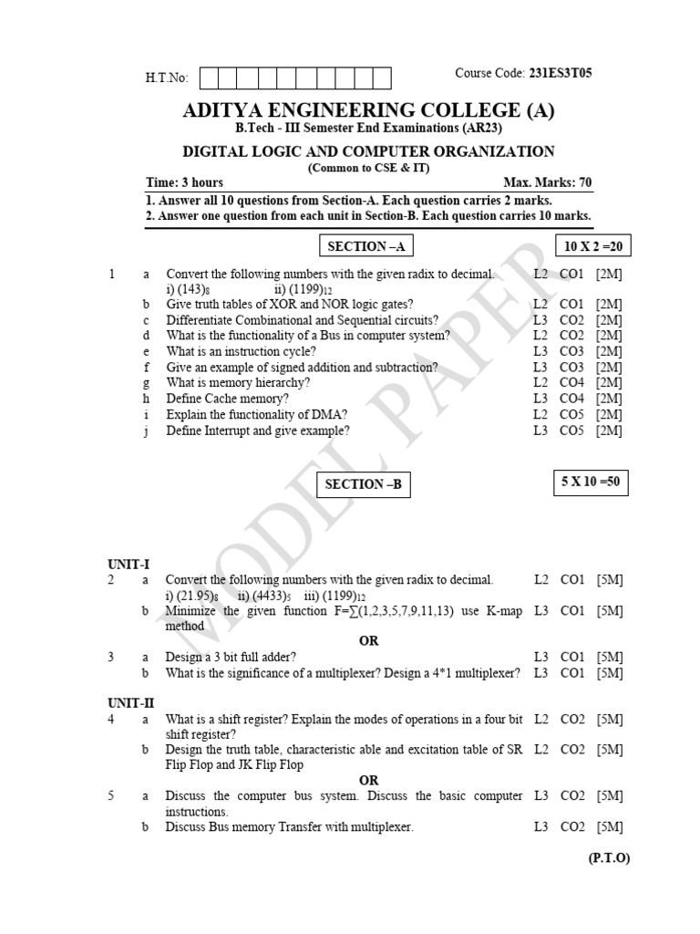 Digital Logic & Computer Organization | PDF | Cpu Cache | Computer Data Storage