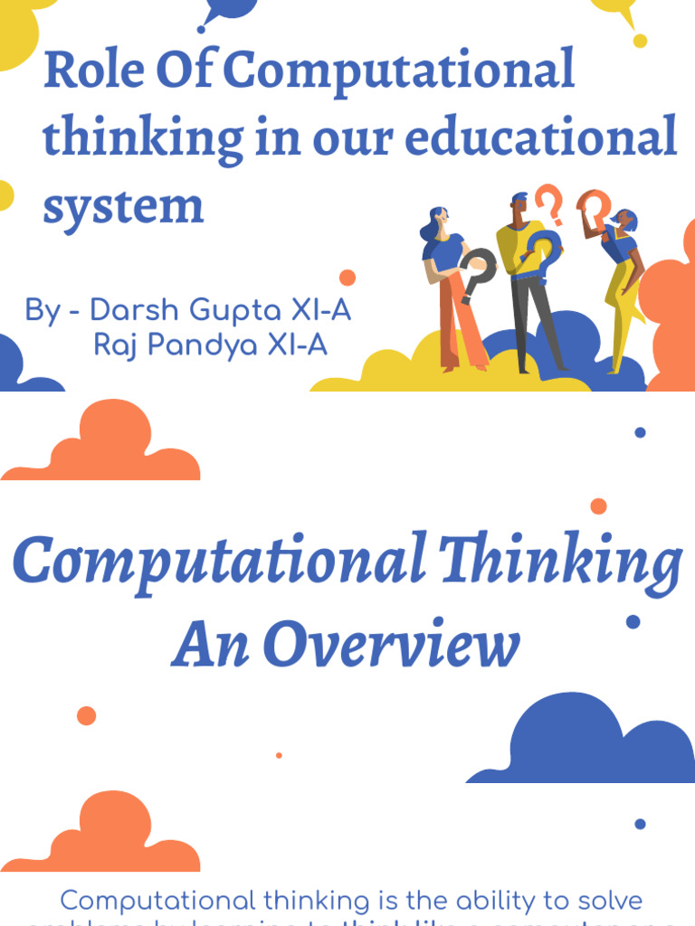 Role of Computational Thinking in Our Educational System | PDF | Mathematics | Abstraction