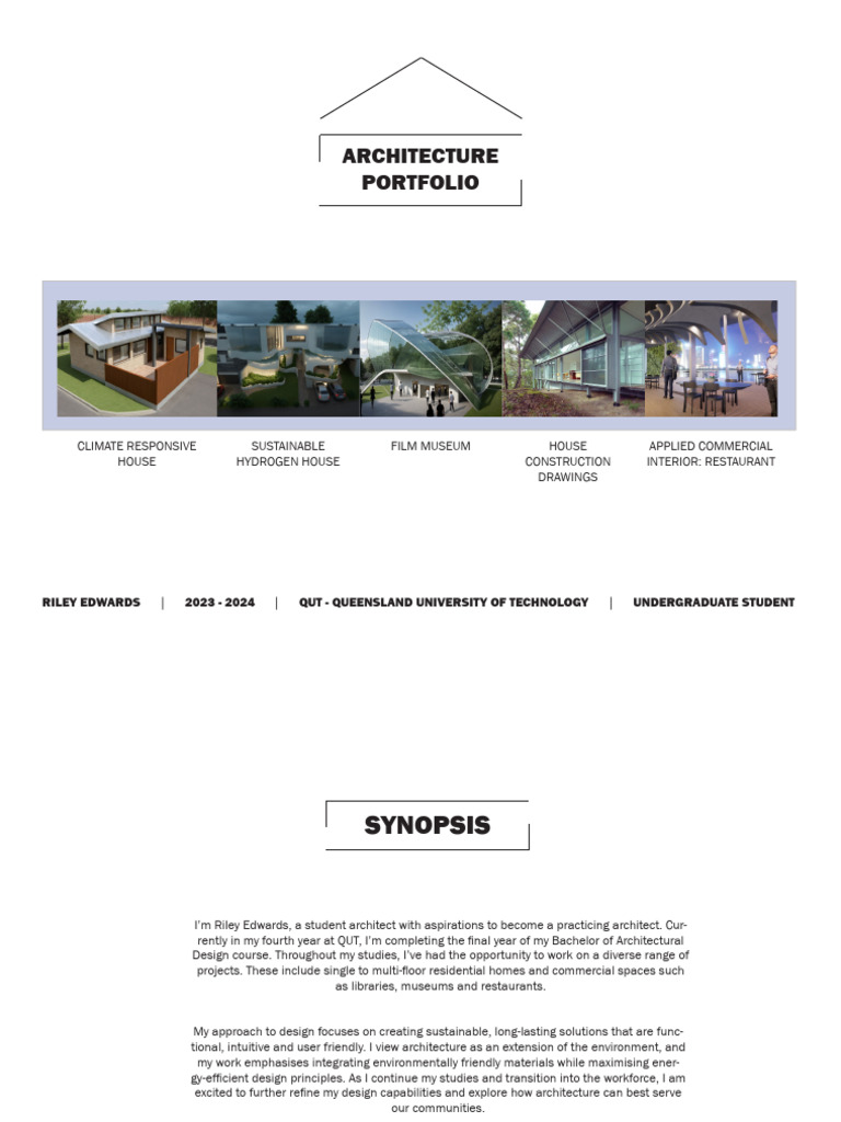 Riley Edwards Architecture Portfolio | PDF | Building Insulation | Building