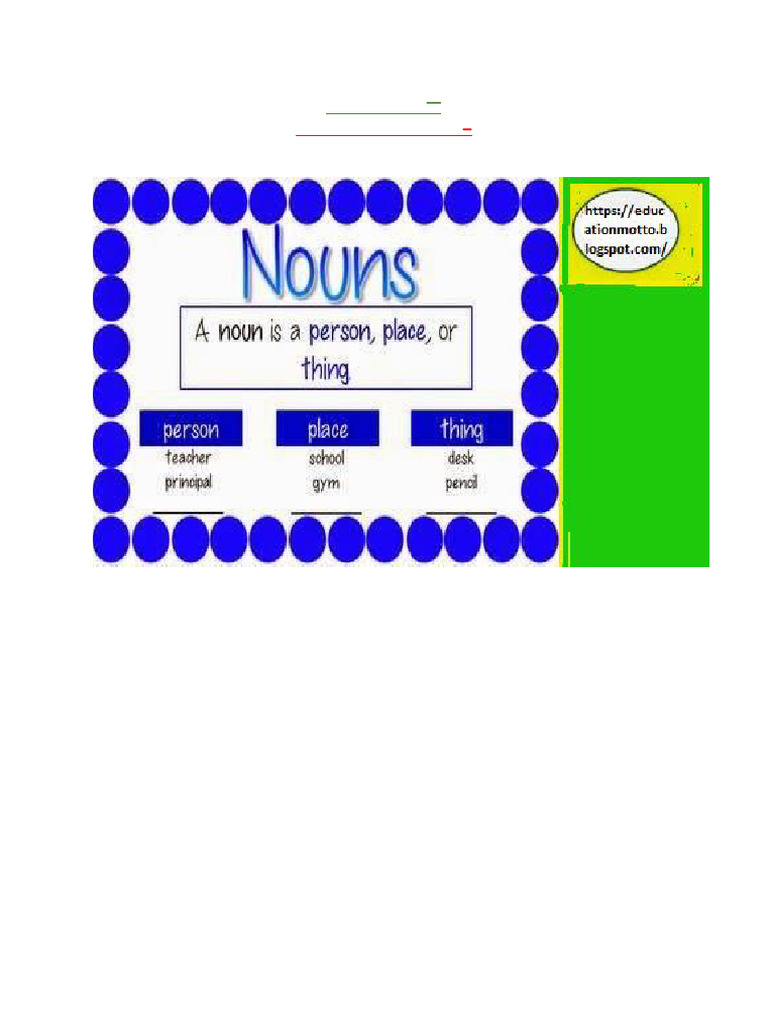 8th - The Nouns | PDF | Grammatical Gender | Noun