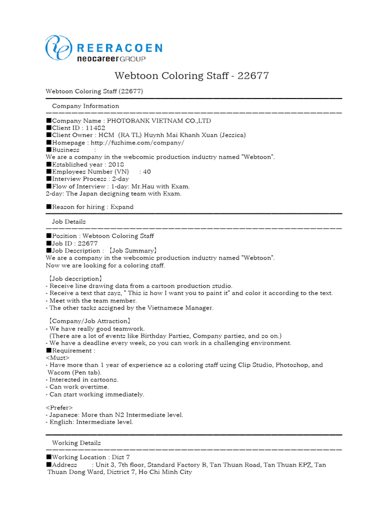 PHOTOBANK - Webtoon Coloring Staff - 22677 | PDF | Vietnam