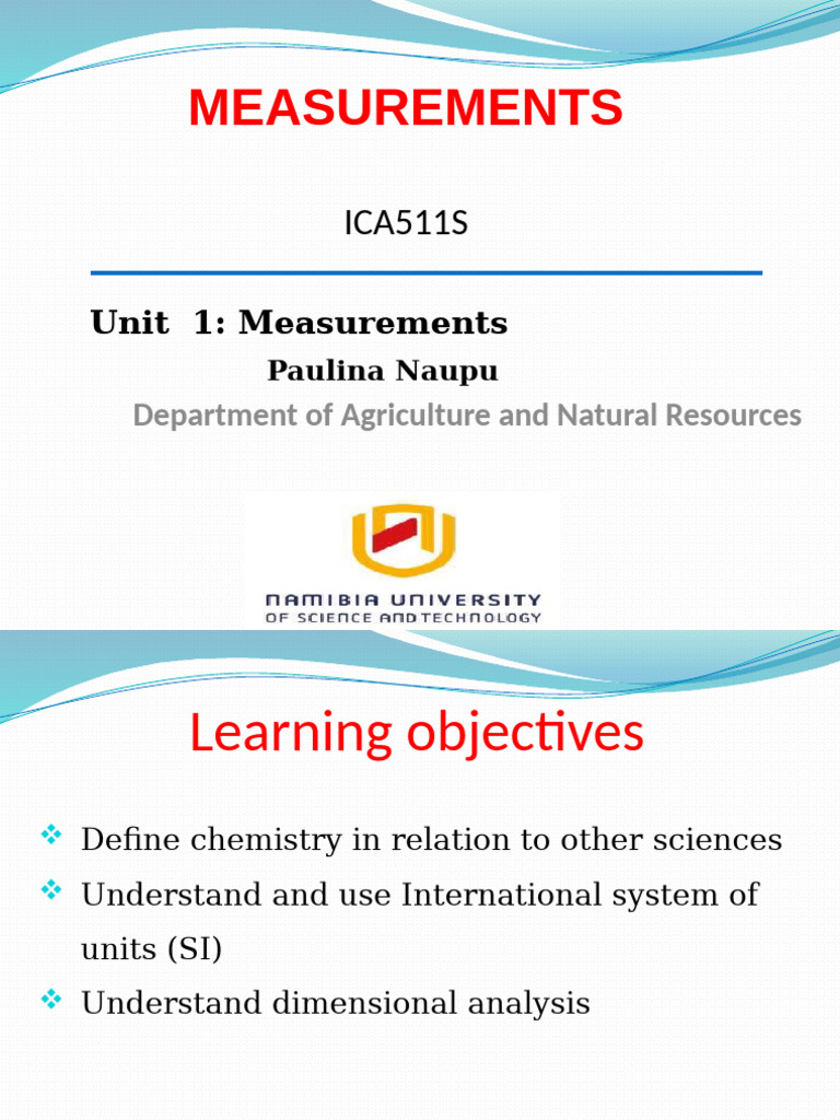 Unit 1 - Measurements | PDF | Significant Figures | Mixture