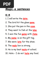 Soft C Sound: Words and Practice | PDF