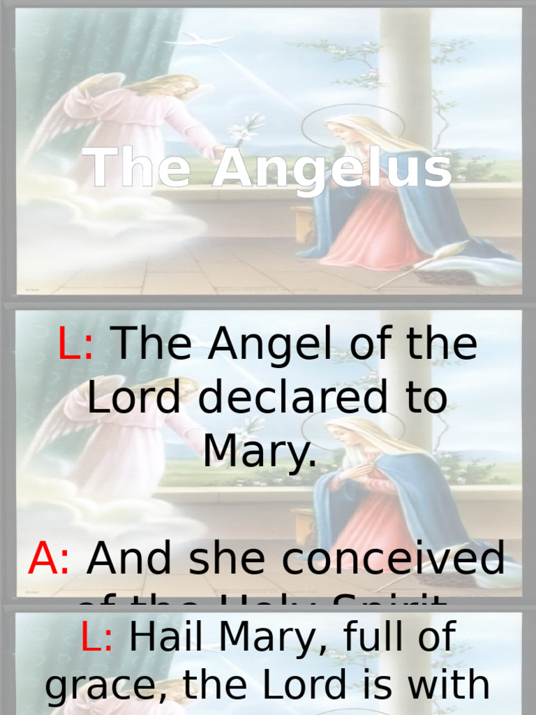 Angelus English | PDF