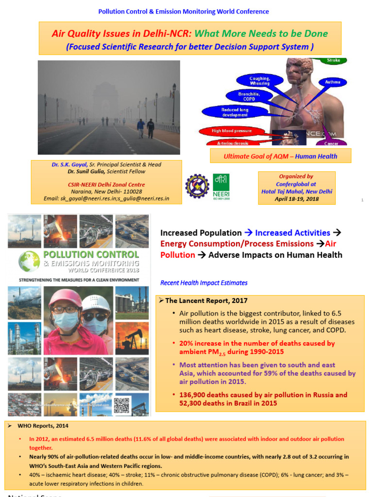 Air Quality Challenges in Indian Cities | PDF | Air Pollution ...