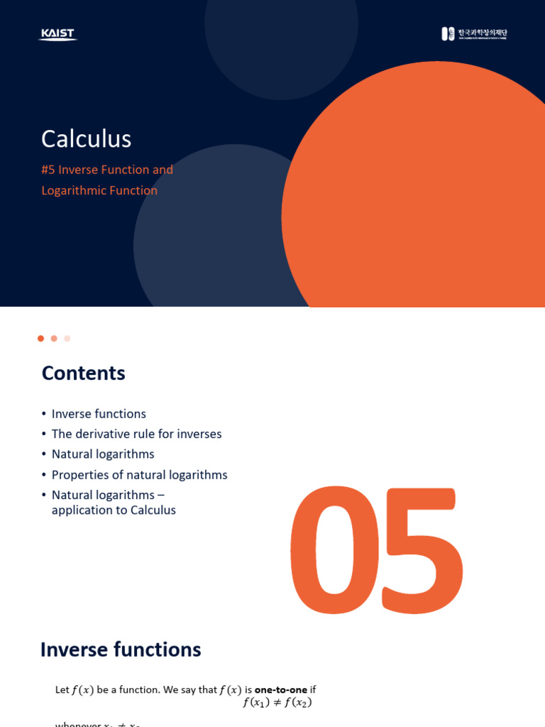 (Lecture Summary) Lecture 5 | PDF | Function (Mathematics) | Derivative