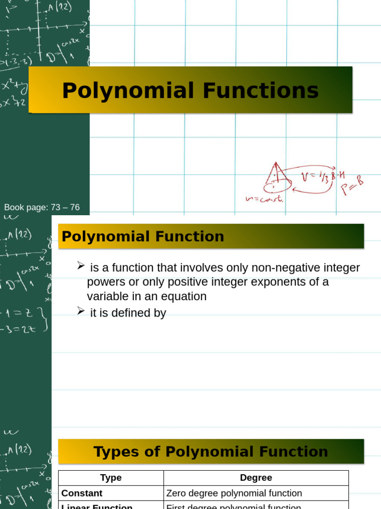 Polynomial Functions | PDF