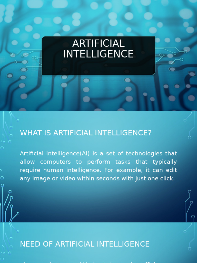 Artificial Intelligence | PDF