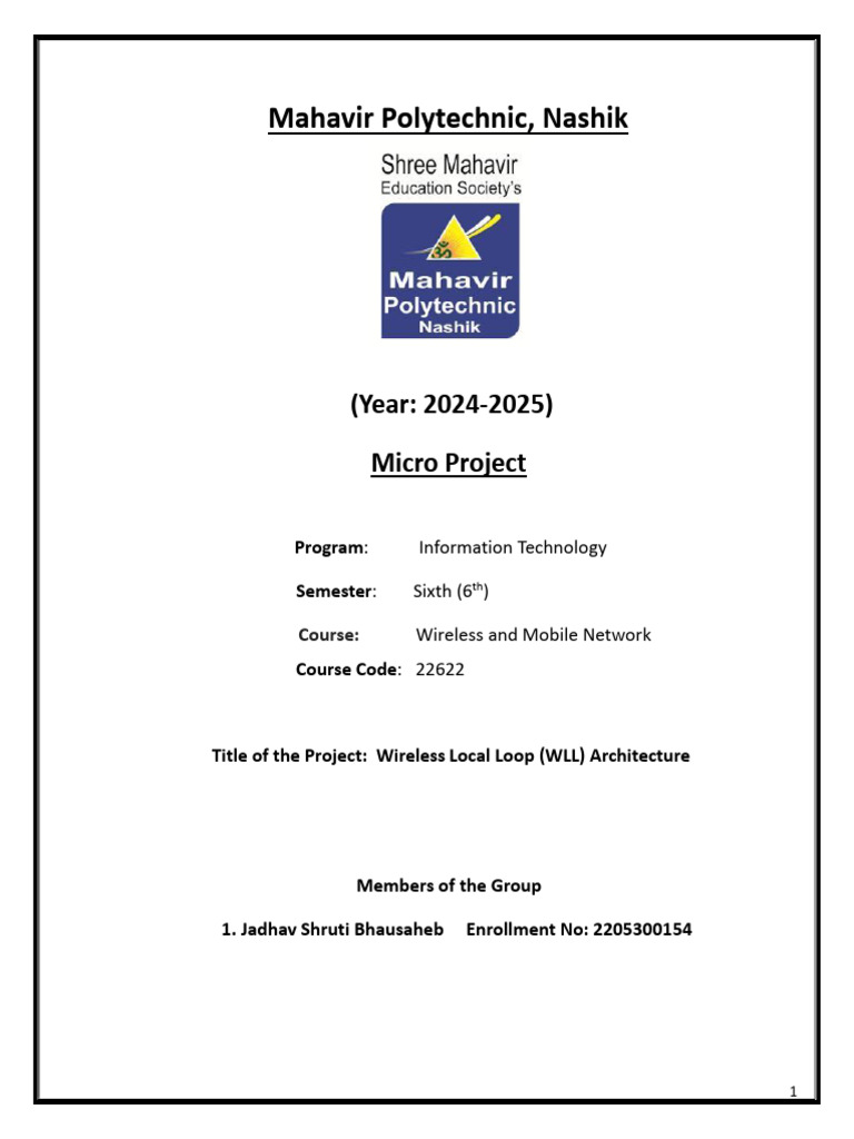 WMN.s | PDF | Computer Network | Channel Access Method