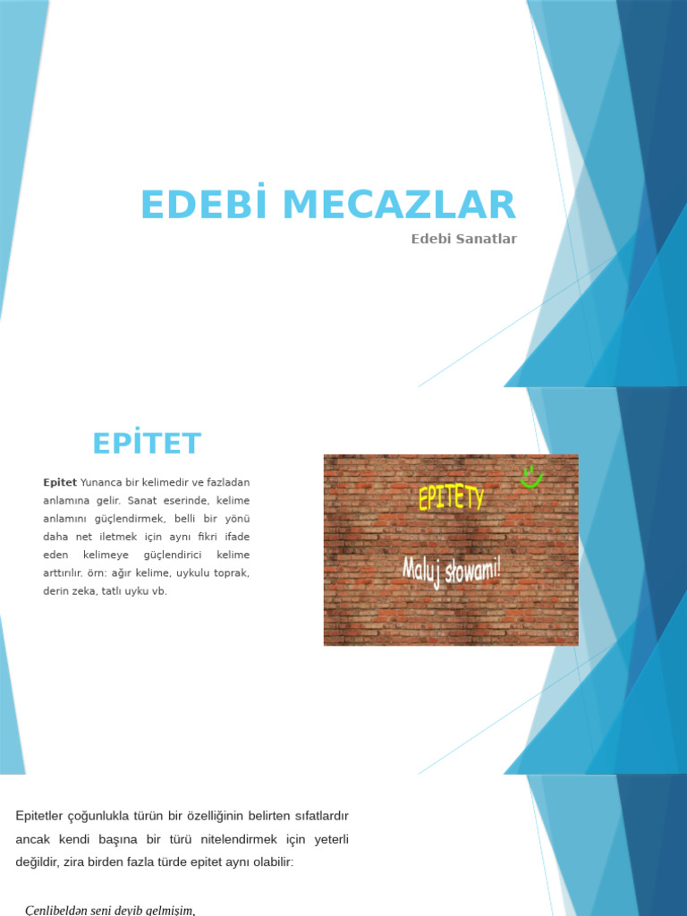 Edebi Mecazlar 1 | PDF
