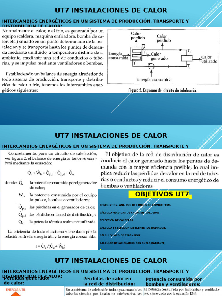 Ut7 Combustión | PDF | Combustión | Calor