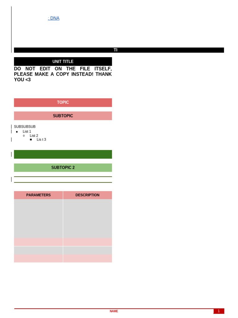 Copy of Transes Template (Do Not Edit! Make a Copy Instead) | PDF