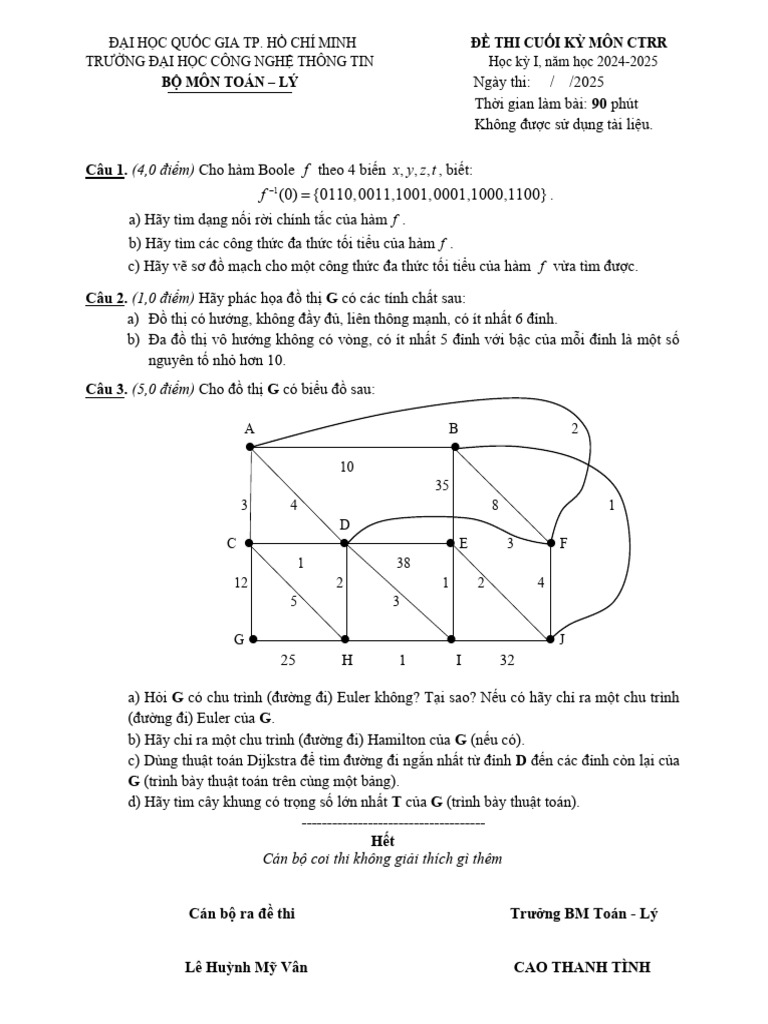 De CK CTRR (HK1, 2024-2025) | PDF