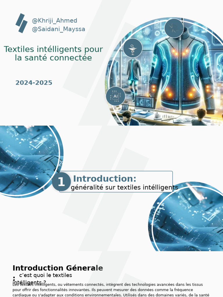 Textiles_intelligents_pour_la_santé_connectée | PDF | Intelligence ...