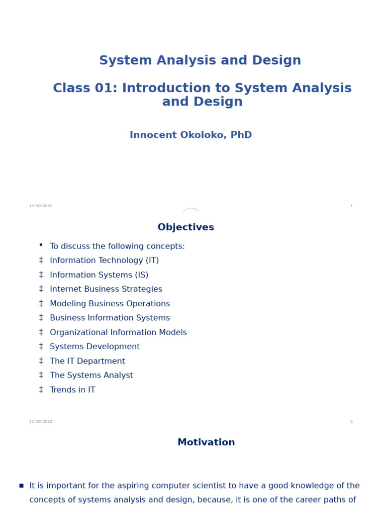(CSC313-2025!01!01) Introduction To System Analysis and Design-Web | PDF | Software Development ...