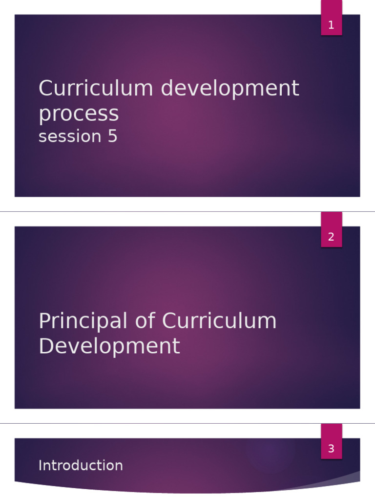 Principles of Curriculum Development | PDF | Learning | Curriculum
