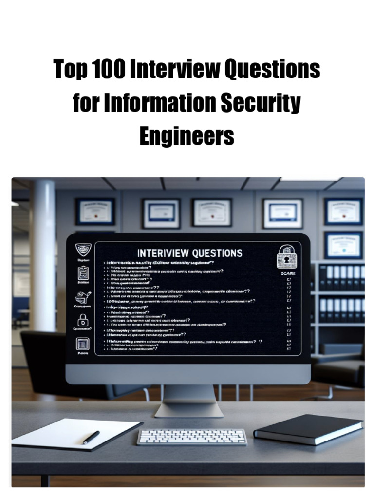Top 100 Interview Questions For Information Security | PDF | Payment ...