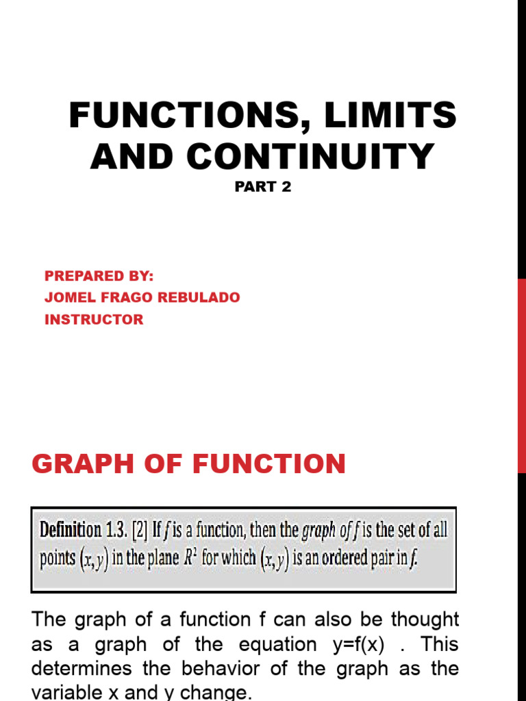 MODULE-1.1-FUNCTIONS-LIMITS-AND-CONTINUITY-PART-2.pptx | PDF | Function (Mathematics ...