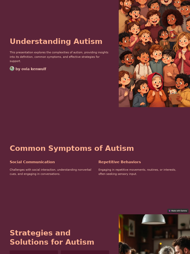 Understanding Autism | PDF