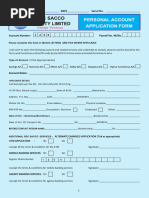 Apstar SACCO Agency Application Form | PDF | Government And Personhood