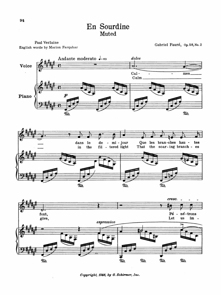 Faure En Sourdine | PDF