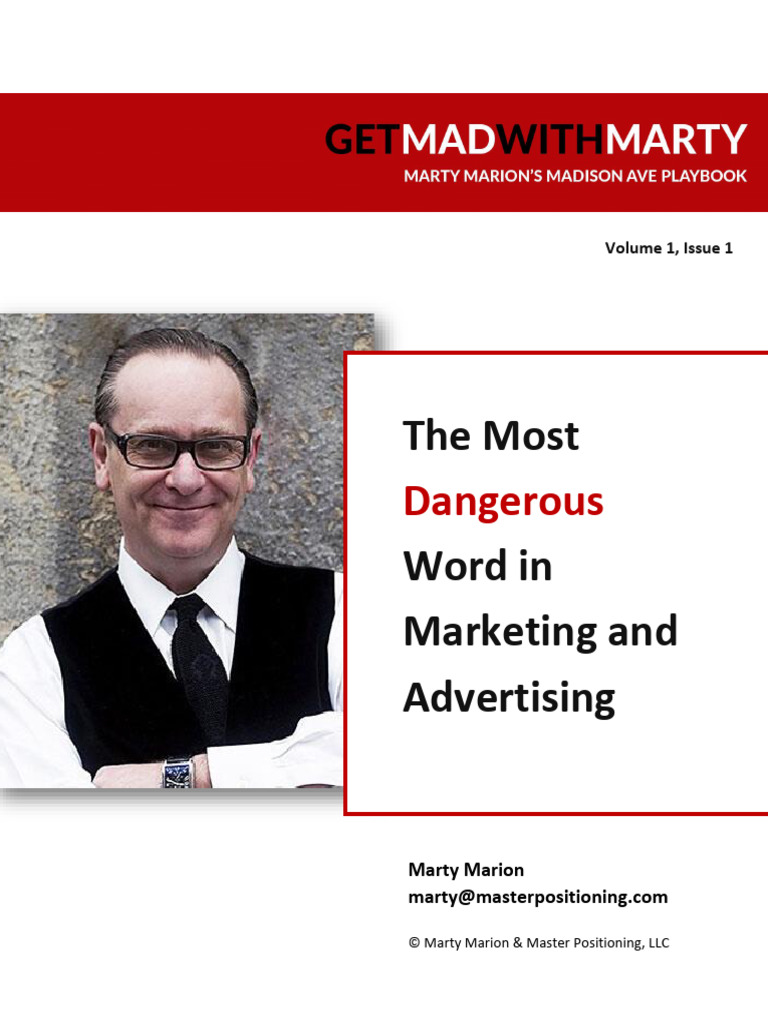 GET MAD WITH MARTY Vol 1 No 1 10-7-2024 | PDF | Brand | Advertising