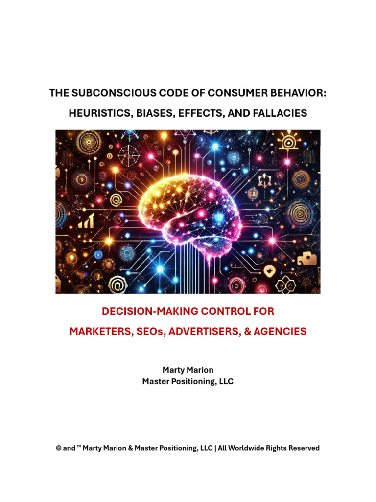THE SUBCONSCIOUS CODE OF CONSUMER BEHAVIOR | PDF | Heuristic | Decision ...