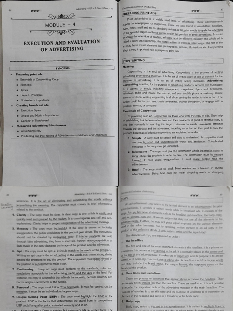 Ad-IV Module-IV | PDF