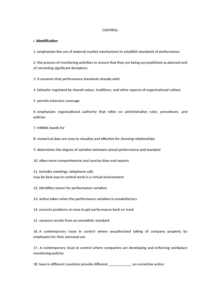 CONTROL Review | PDF | Privacy | Policy