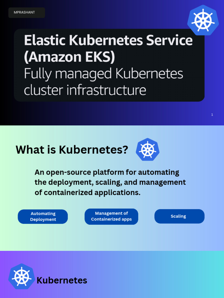 17- AWS EKS | PDF | Amazon Web Services | Computer Cluster