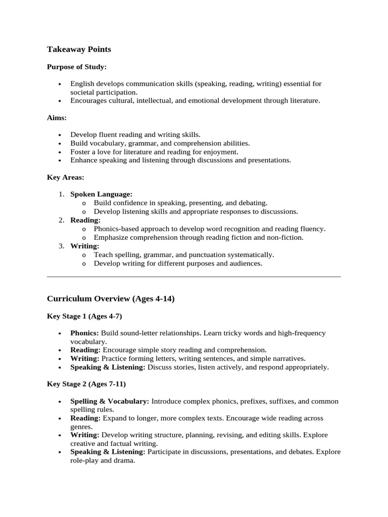 Takeaways | PDF | Reading Comprehension | Phonics