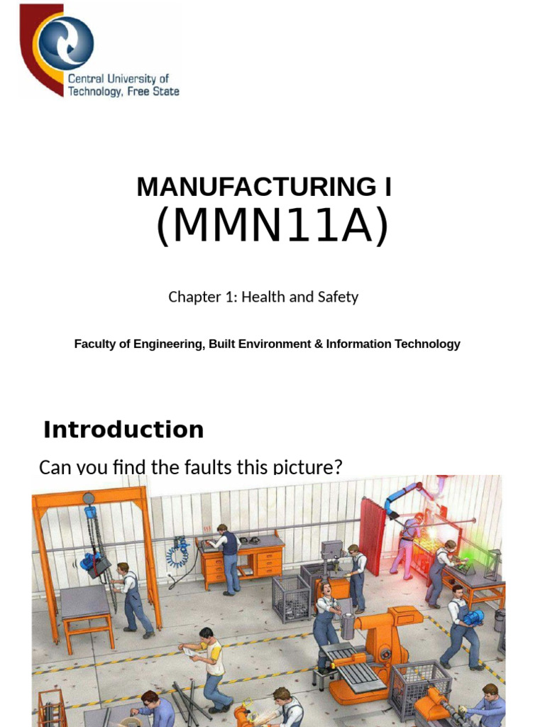 MMN11A - Learning Unit 1 - Safe Practices | PDF | Fires | Safety